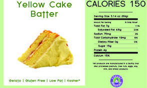 Yellow Cake Batter » Flavors » Yogurt Mountain